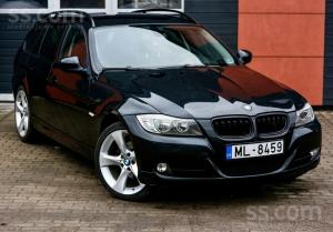 Black BMW 320 2009 in Cesis, with an engine capacity of 2.00 L and mileage of 310 thousand km for 4190 €, photo 5 on AUTOMOTO.COM.LV