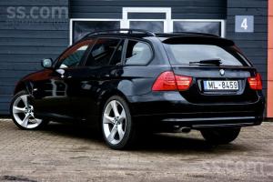 Black BMW 320 2009 in Cesis, with an engine capacity of 2.00 L and mileage of 310 thousand km for 4190 €, photo 8 on AUTOMOTO.COM.LV