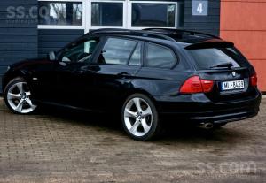 Black BMW 320 2009 in Cesis, with an engine capacity of 2.00 L and mileage of 310 thousand km for 4190 €, photo 10 on AUTOMOTO.COM.LV