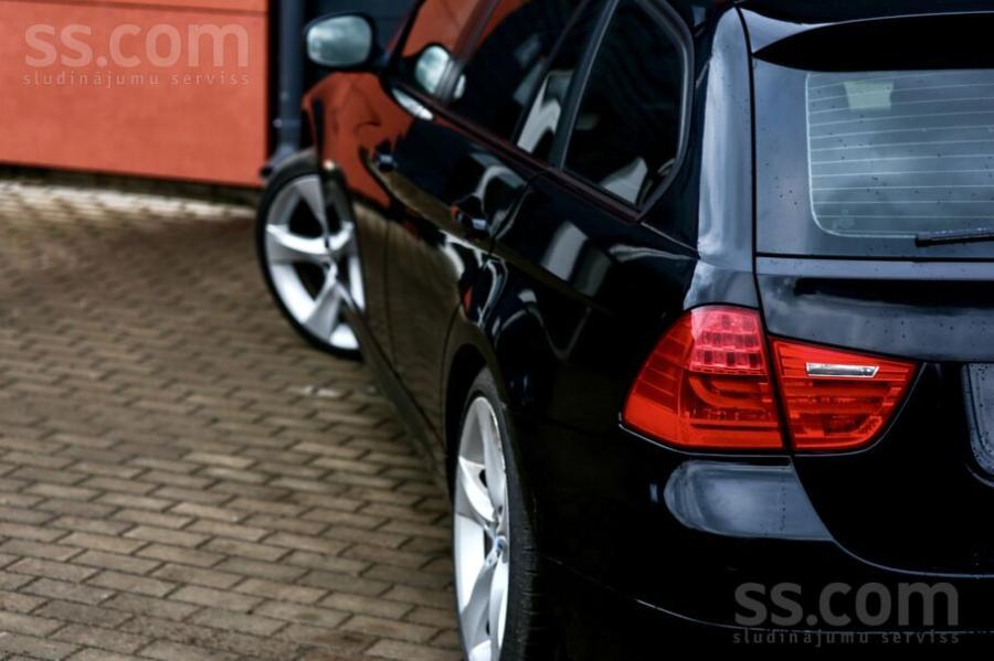 Black BMW 320 2009 in Cesis, with an engine capacity of 2.00 L and mileage of 310 thousand km for 4190 €, photo 11 on AUTOMOTO.COM.LV