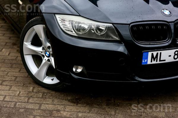 Black BMW 320 2009 in Cesis, with an engine capacity of 2.00 L and mileage of 310 thousand km for 4190 €, photo 6 on AUTOMOTO.COM.LV