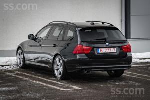 Black BMW 320 2009 in Riga, with an engine capacity of 2.00 L and mileage of 0 thousand km for 6495 €, photo 6 on AUTOMOTO.COM.LV