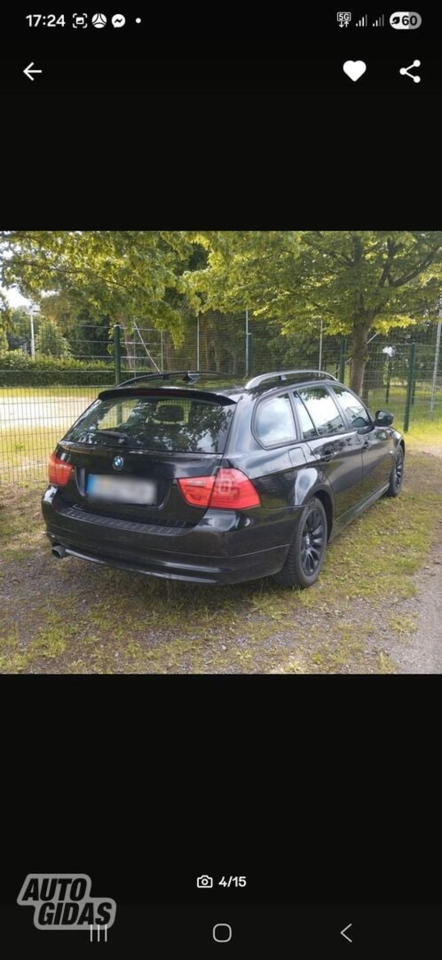 Melns BMW 320 2009 Plungė, ar dzinēja tilpumu 2.00 L un nobraukumu 361 tūkst. km par 3350 €, foto 17 vietnē AUTOMOTO.COM.LV