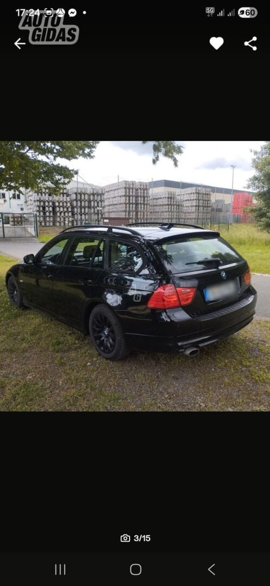 Melns BMW 320 2009 Plungė, ar dzinēja tilpumu 2.00 L un nobraukumu 361 tūkst. km par 3350 €, foto 18 vietnē AUTOMOTO.COM.LV