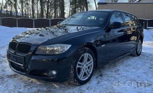 Black BMW 320 2009 in Riga, with an engine capacity of 2.00 L and mileage of 284 thousand km for 5100 €, photo  on AUTOMOTO.COM.LV