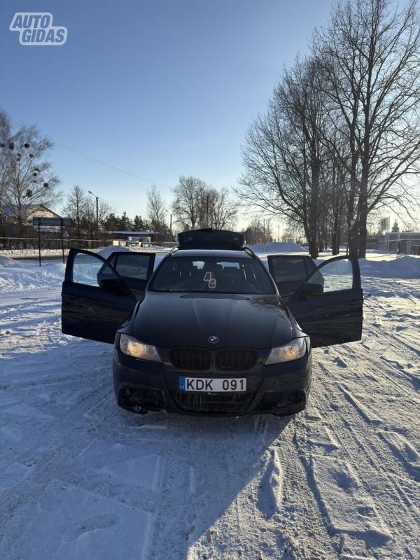 Black BMW 320 2009 in Jonava, with an engine capacity of 2.00 L and mileage of 279 thousand km for 3750 €, photo 7 on AUTOMOTO.COM.LV