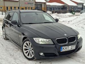 Black BMW 320 2009 in Silute, with an engine capacity of 2.00 L and mileage of 331 thousand km for 3500 €, photo 5 on AUTOMOTO.COM.LV