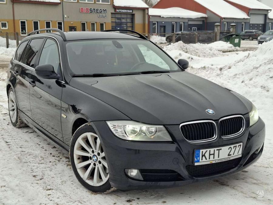 Black BMW 320 2009 in Silute, with an engine capacity of 2.00 L and mileage of 331 thousand km for 3500 €, photo 5 on AUTOMOTO.COM.LV