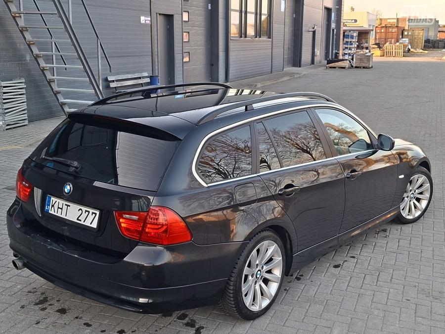 Black BMW 320 2009 in Silute, with an engine capacity of 2.00 L and mileage of 331 thousand km for 3350 €, photo 4 on AUTOMOTO.COM.LV
