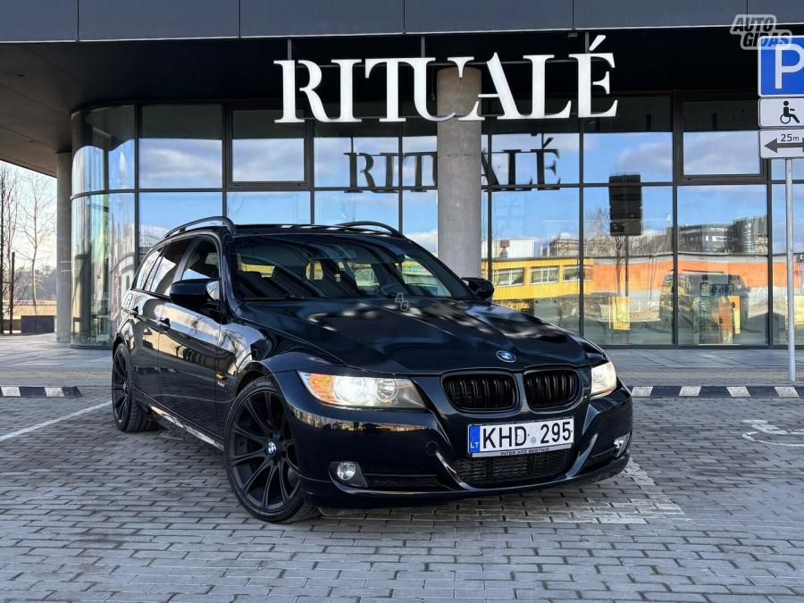 Black BMW 320 2009 in Kaunas, with an engine capacity of 2.00 L and mileage of 404 thousand km for 4950 €, photo 1 on AUTOMOTO.COM.LV