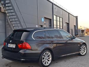 Black BMW 320 2009 in Silute, with an engine capacity of 2.00 L and mileage of 331 thousand km for 3350 €, photo 6 on AUTOMOTO.COM.LV