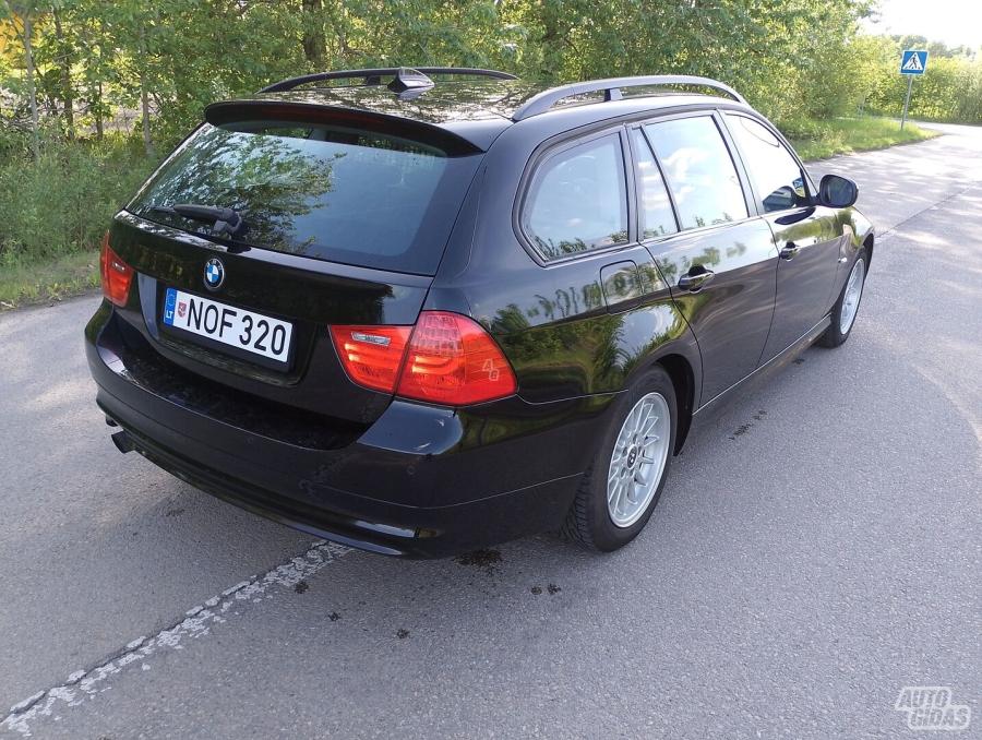 Black BMW 320 2009 in Vilnius, with an engine capacity of 2.00 L and mileage of 151 thousand km for 2950 €, photo 7 on AUTOMOTO.COM.LV