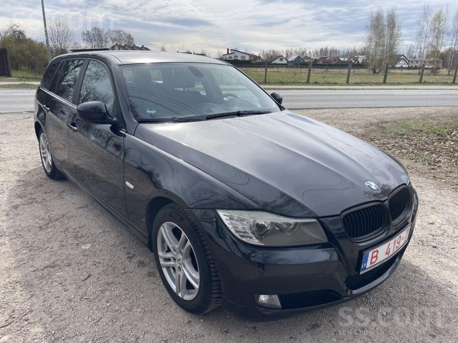 Black BMW 320 2009 in Riga, with an engine capacity of 2.00 L and mileage of 285 thousand km for 4850 €, photo 8 on AUTOMOTO.COM.LV