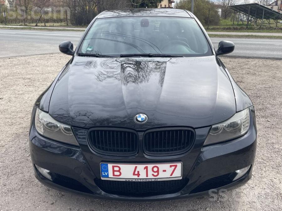 Black BMW 320 2009 in Riga, with an engine capacity of 2.00 L and mileage of 285 thousand km for 4850 €, photo 9 on AUTOMOTO.COM.LV