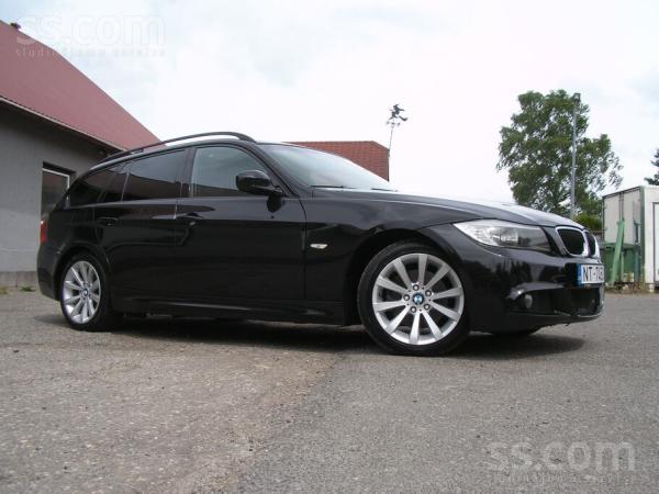 Black BMW 320 2009 in Riga, with an engine capacity of 2.00 L and mileage of 0 thousand km for 5950 €, photo 1 on AUTOMOTO.COM.LV
