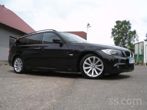 Black BMW 320 2009 in Riga, with an engine capacity of 2.00 L and mileage of 0 thousand km for 5950 €, photo  on AUTOMOTO.COM.LV