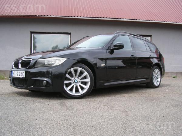 Black BMW 320 2009 in Riga, with an engine capacity of 2.00 L and mileage of 0 thousand km for 5950 €, photo 2 on AUTOMOTO.COM.LV