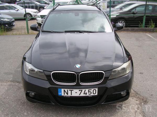 Black BMW 320 2009 in Riga, with an engine capacity of 2.00 L and mileage of 0 thousand km for 5950 €, photo 5 on AUTOMOTO.COM.LV