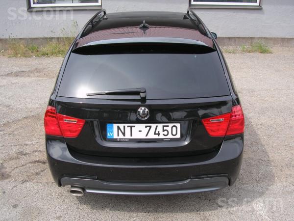 Black BMW 320 2009 in Riga, with an engine capacity of 2.00 L and mileage of 0 thousand km for 5950 €, photo 6 on AUTOMOTO.COM.LV
