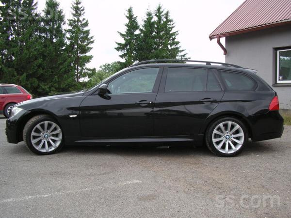 Black BMW 320 2009 in Riga, with an engine capacity of 2.00 L and mileage of 0 thousand km for 5950 €, photo 8 on AUTOMOTO.COM.LV
