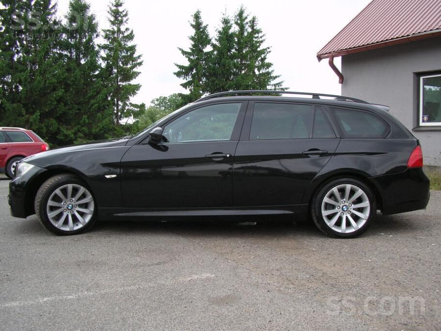 Black BMW 320 2009 in Riga, with an engine capacity of 2.00 L and mileage of 0 thousand km for 5950 €, photo 9 on AUTOMOTO.COM.LV