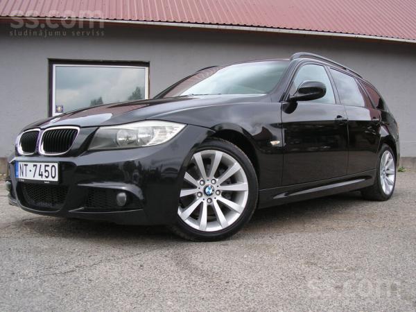 Black BMW 320 2009 in Riga, with an engine capacity of 2.00 L and mileage of 0 thousand km for 5950 €, photo 9 on AUTOMOTO.COM.LV