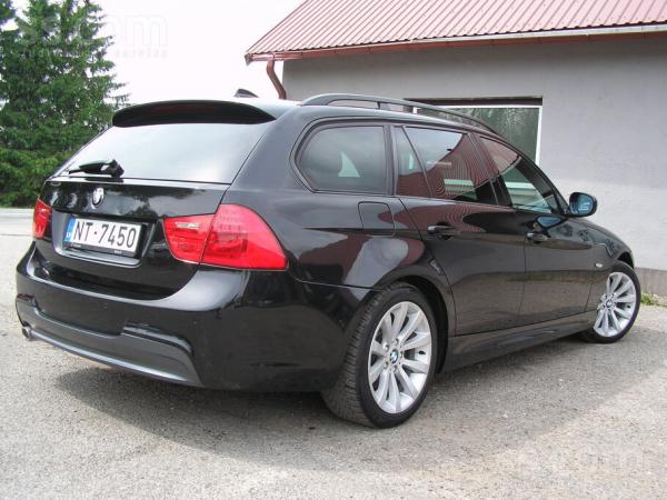 Black BMW 320 2009 in Riga, with an engine capacity of 2.00 L and mileage of 0 thousand km for 5950 €, photo 10 on AUTOMOTO.COM.LV