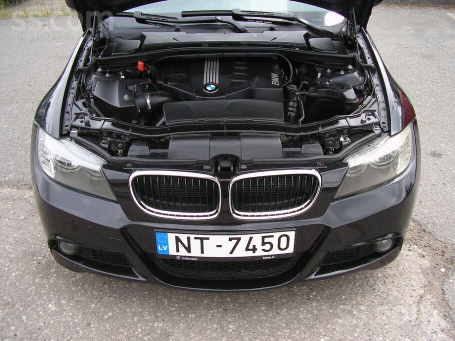 Black BMW 320 2009 in Riga, with an engine capacity of 2.00 L and mileage of 0 thousand km for 5950 €, photo 27 on AUTOMOTO.COM.LV