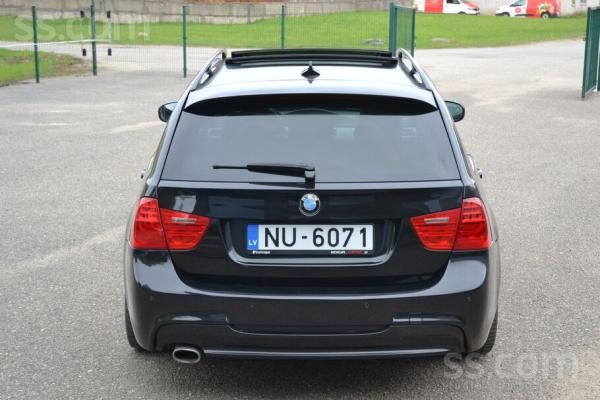Black BMW 320 2009 in Valmiera, with an engine capacity of 2.00 L and mileage of 311 thousand km for 5999 €, photo 4 on AUTOMOTO.COM.LV