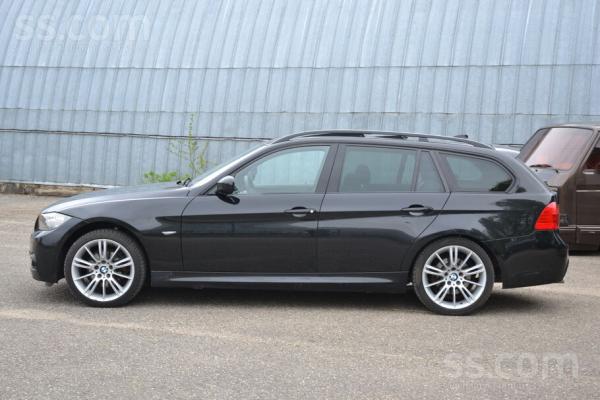 Black BMW 320 2009 in Valmiera, with an engine capacity of 2.00 L and mileage of 311 thousand km for 5999 €, photo 6 on AUTOMOTO.COM.LV