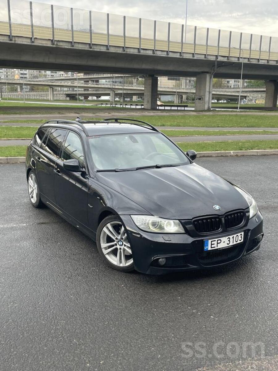 Black BMW 320 2009 in Riga, with an engine capacity of 2.00 L and mileage of 273 thousand km for 5650 €, photo 1 on AUTOMOTO.COM.LV