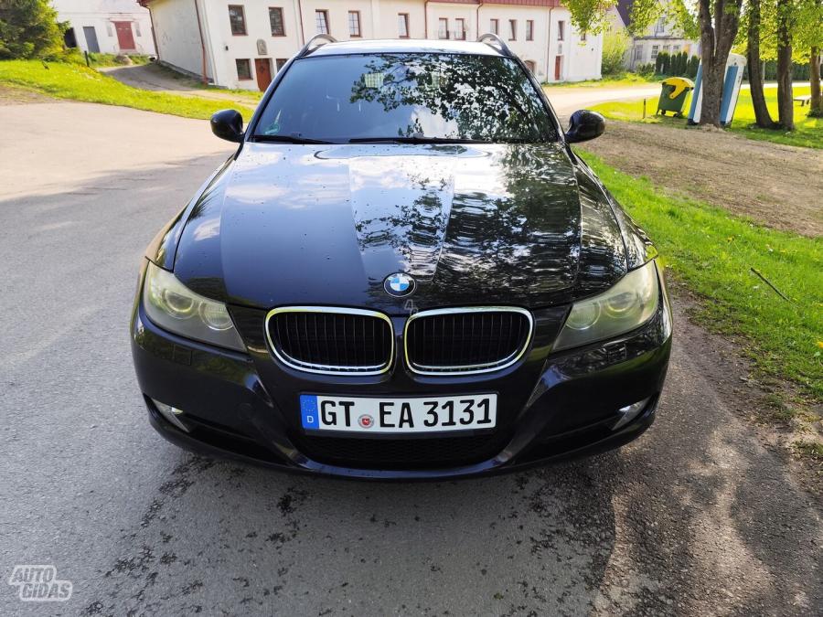 Black BMW 320 2009 in Raseiniai, with an engine capacity of 2.00 L and mileage of 324 thousand km for 4580 €, photo 1 on AUTOMOTO.COM.LV