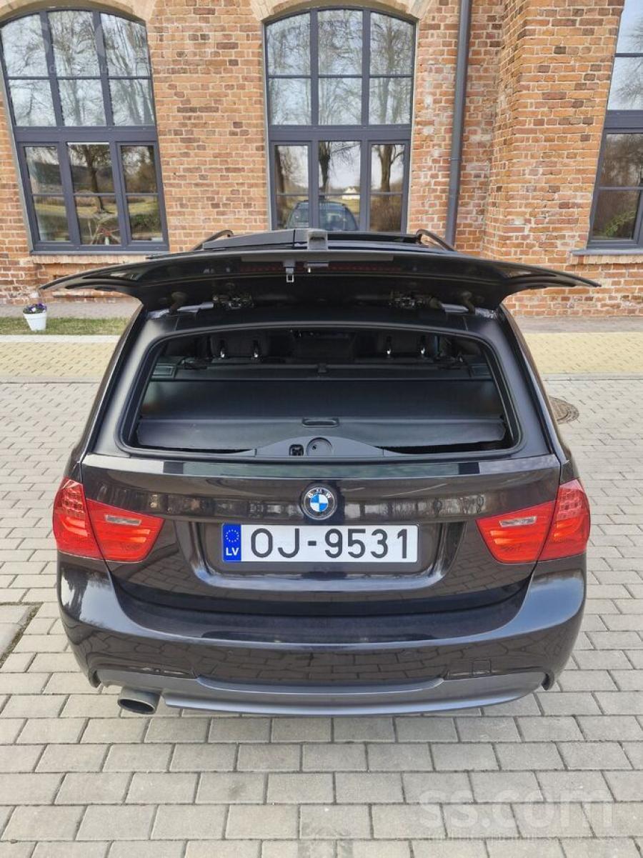 Black BMW 320 2009 in Bauska, with an engine capacity of 2.00 L and mileage of 340 thousand km for 5850 €, photo 10 on AUTOMOTO.COM.LV