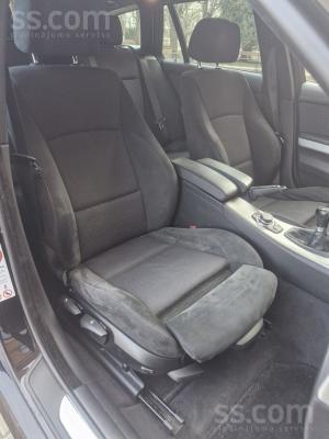 Black BMW 320 2009 in Bauska, with an engine capacity of 2.00 L and mileage of 340 thousand km for 5850 €, photo 17 on AUTOMOTO.COM.LV
