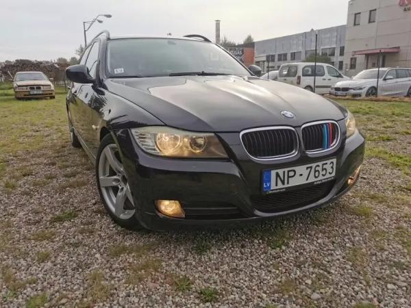 Black BMW 320 2009 in Kuldiga, with an engine capacity of 2.00 L and mileage of 323 thousand km for 4000 €, photo 3 on AUTOMOTO.COM.LV