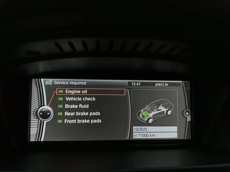 Black BMW 320 2009 in Riga, with an engine capacity of 2.00 L and mileage of 339 thousand km for 3490 €, photo 20 on AUTOMOTO.COM.LV