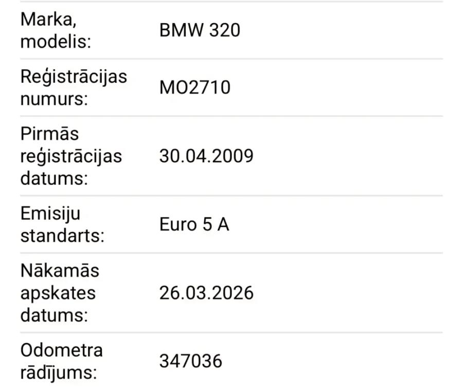 Melns BMW 320 2009 Rīga, ar dzinēja tilpumu 2.00 L un nobraukumu 347 tūkst. km par 5990 €, foto 30 vietnē AUTOMOTO.COM.LV