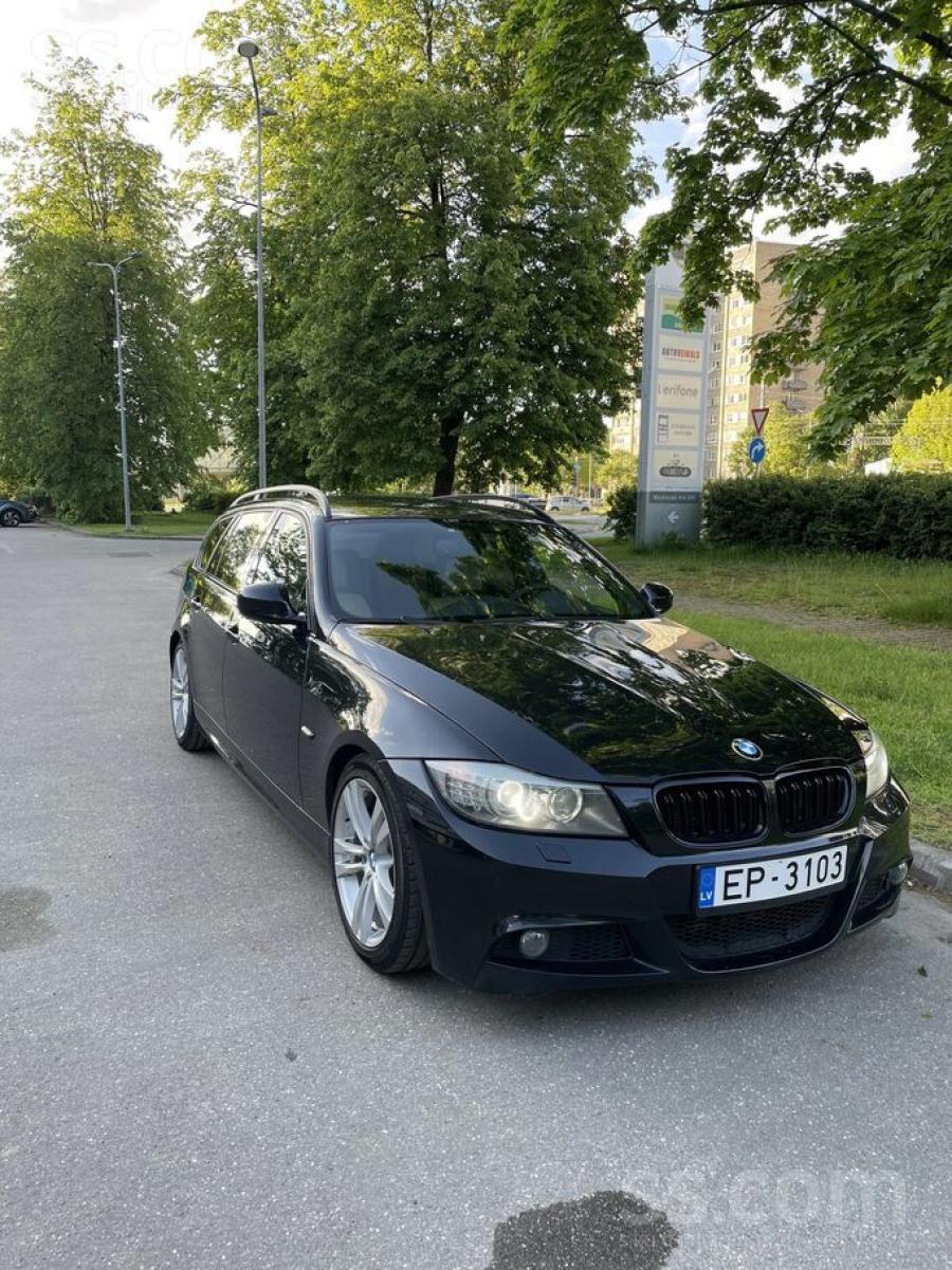 Black BMW 320 2009 in Riga, with an engine capacity of 2.00 L and mileage of 274 thousand km for 5250 €, photo 1 on AUTOMOTO.COM.LV
