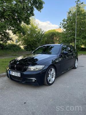 Black BMW 320 2009 in Riga, with an engine capacity of 2.00 L and mileage of 274 thousand km for 5250 €, photo 3 on AUTOMOTO.COM.LV