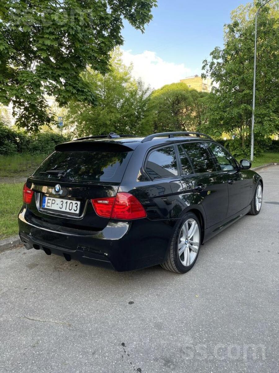 Black BMW 320 2009 in Riga, with an engine capacity of 2.00 L and mileage of 274 thousand km for 5250 €, photo 5 on AUTOMOTO.COM.LV