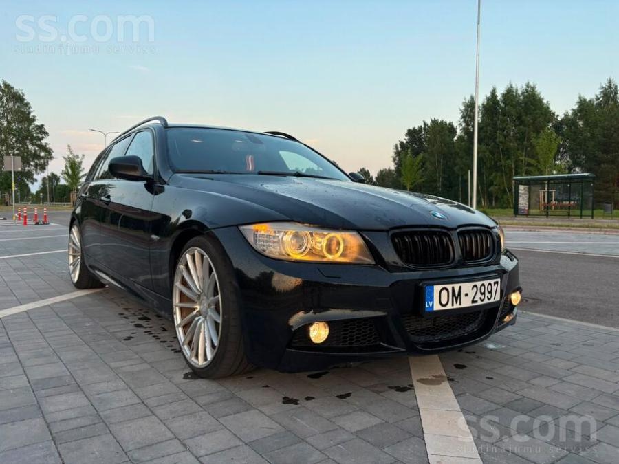 Black BMW 320 2009 in Riga, with an engine capacity of 2.00 L and mileage of 285 thousand km for 6690 €, photo 3 on AUTOMOTO.COM.LV