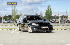 Black BMW 320 2009 in Riga, with an engine capacity of 2.00 L and mileage of 268 thousand km for 5990 €, photo 3 on AUTOMOTO.COM.LV