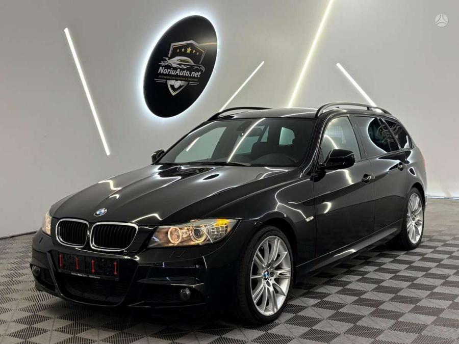 Black BMW 320 2009 in Marijampole, with an engine capacity of 2.00 L and mileage of 225 thousand km for 5850 €, photo 6 on AUTOMOTO.COM.LV