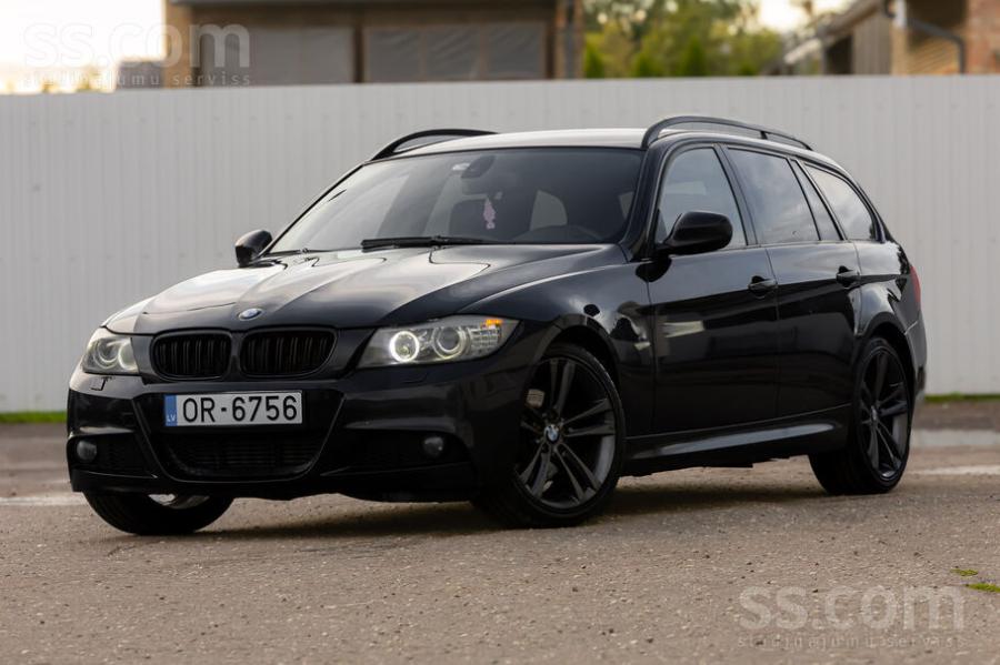 Black BMW 320 2009 in Jelgava, with an engine capacity of 2.00 L and mileage of 272 thousand km for 5500 €, photo 4 on AUTOMOTO.COM.LV