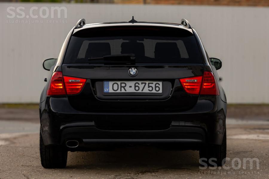 Black BMW 320 2009 in Jelgava, with an engine capacity of 2.00 L and mileage of 272 thousand km for 5500 €, photo 7 on AUTOMOTO.COM.LV