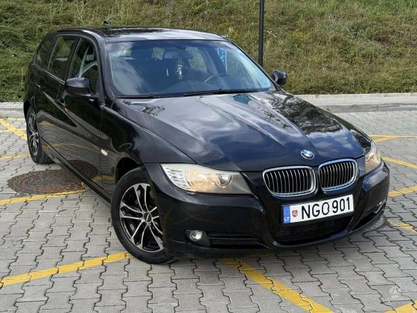 Black BMW 320 2009 in Vilnius, with an engine capacity of 2.00 L and mileage of 373 thousand km for 3400 €, photo 1 on AUTOMOTO.COM.LV