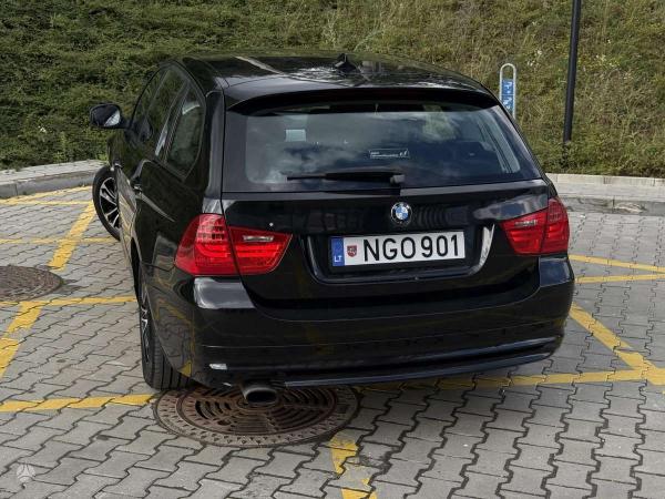 Black BMW 320 2009 in Vilnius, with an engine capacity of 2.00 L and mileage of 373 thousand km for 3400 €, photo 6 on AUTOMOTO.COM.LV