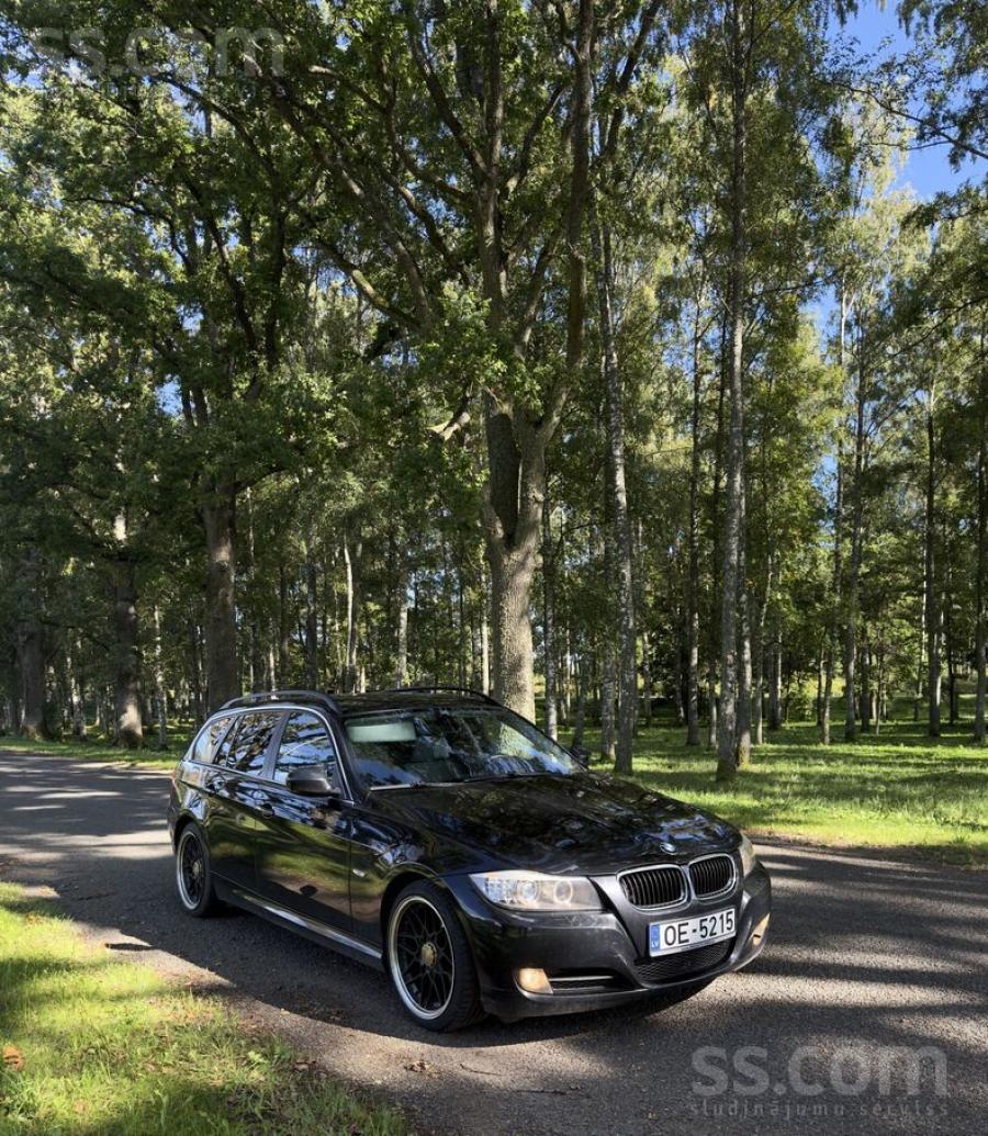 Black BMW 320 2009 in Valmiera, with an engine capacity of 1.80 L and mileage of 221 thousand km for 4500 €, photo 1 on AUTOMOTO.COM.LV