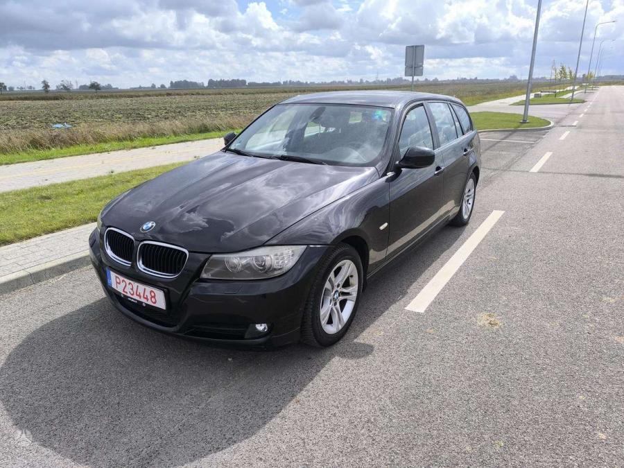 Black BMW 320 2009 in Marijampole, with an engine capacity of 2.00 L and mileage of 336 thousand km for 2399 €, photo 10 on AUTOMOTO.COM.LV