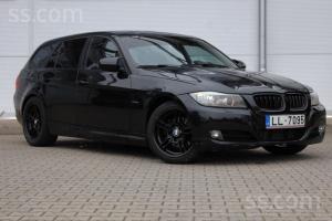 Black BMW 320 2009 in Riga, with an engine capacity of 2.00 L and mileage of 383 thousand km for 2995 €, photo 4 on AUTOMOTO.COM.LV